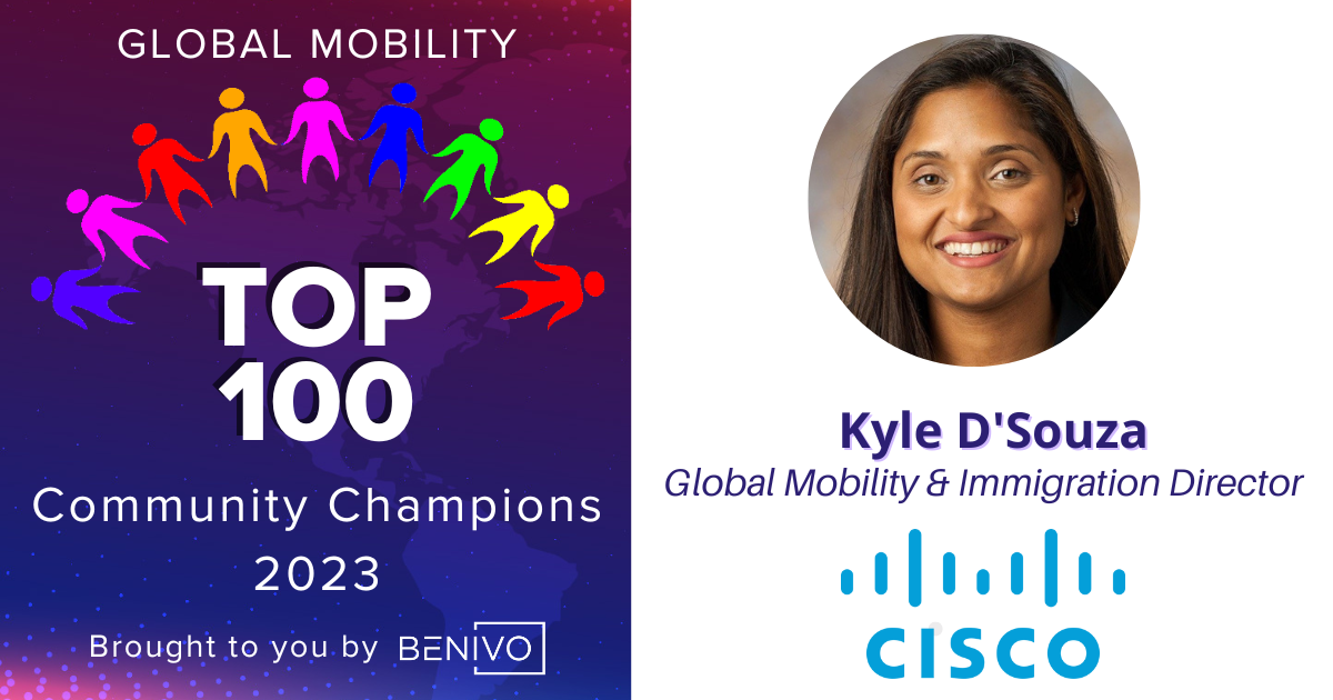 Kyle D'Souza | Global Mobility Top 100 Community | The View From The Top